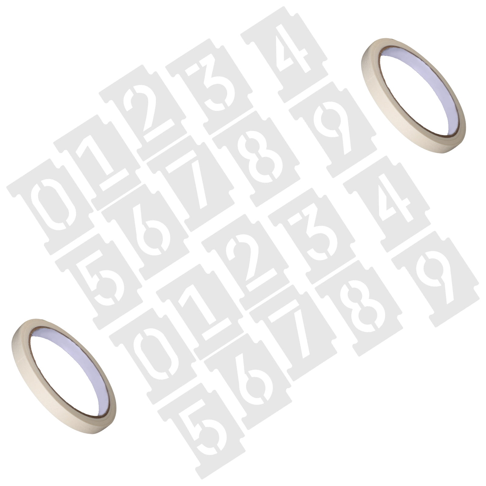 Worgeous Stencils for Painting Large Number Numbers Address House Child ...