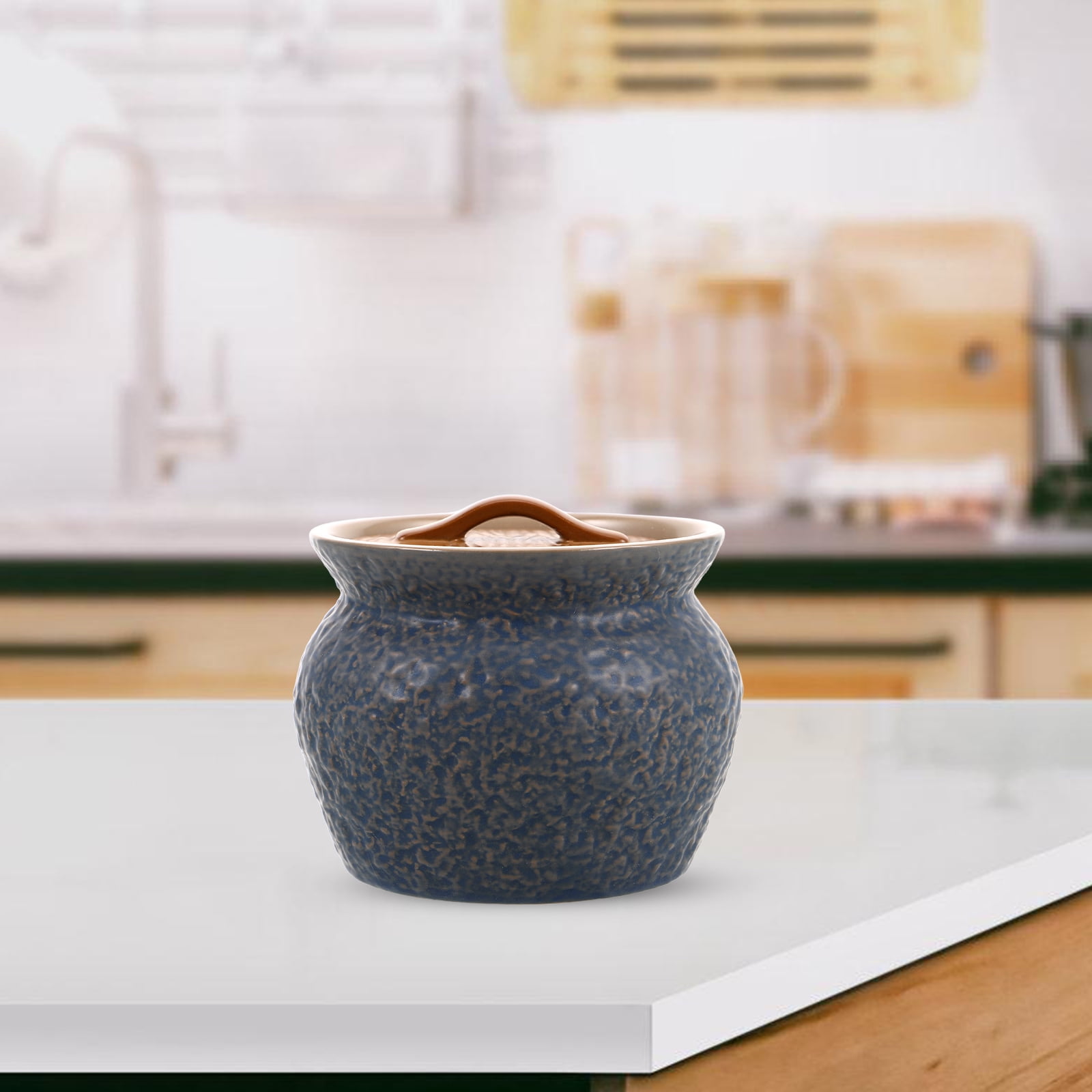 Worgeous Stew Pot with Lid Chinese Cooking Pot Egg Steamer Porcelain ...