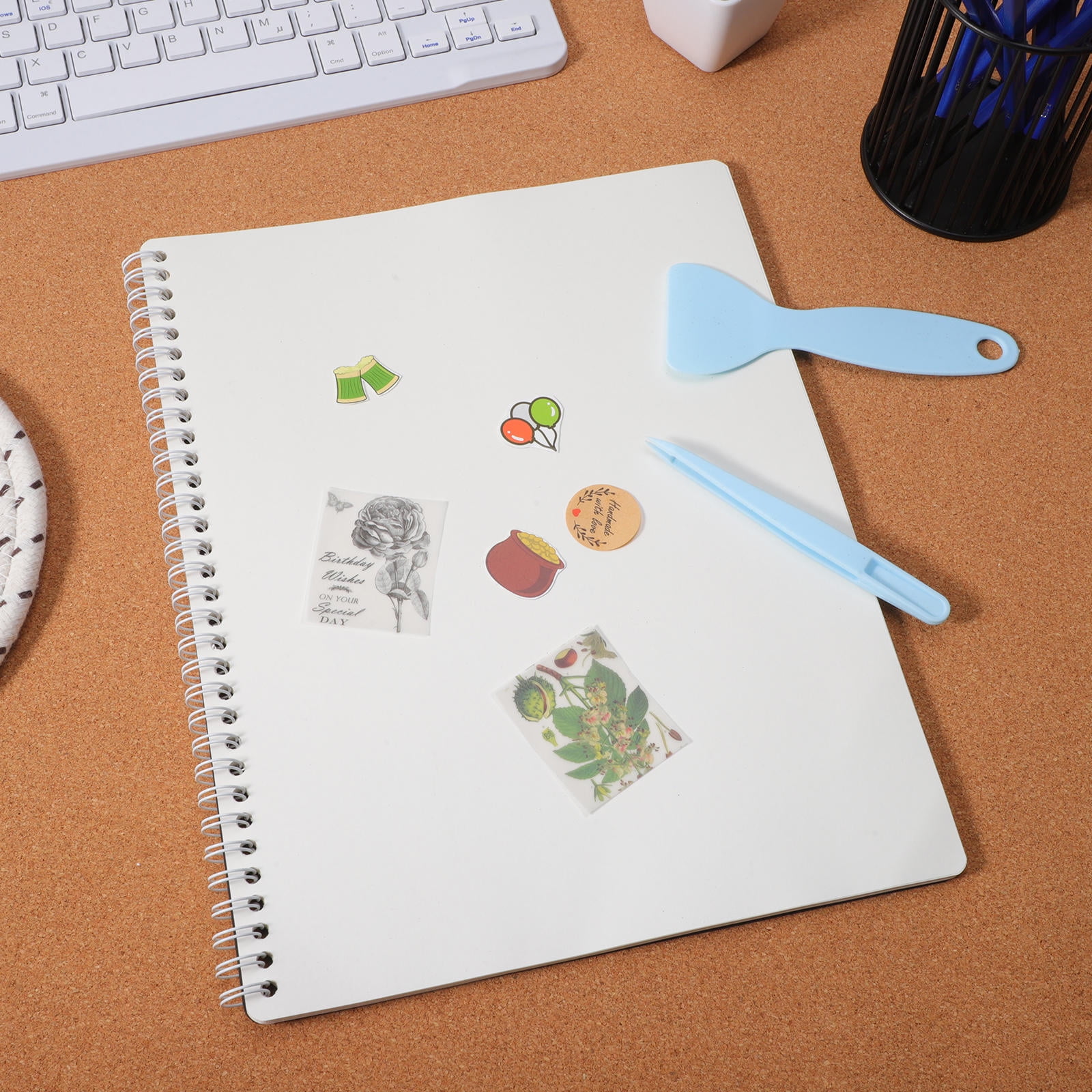 Worgeous Sticker Book Collecting Album Reusable Sticker Storage Book ...