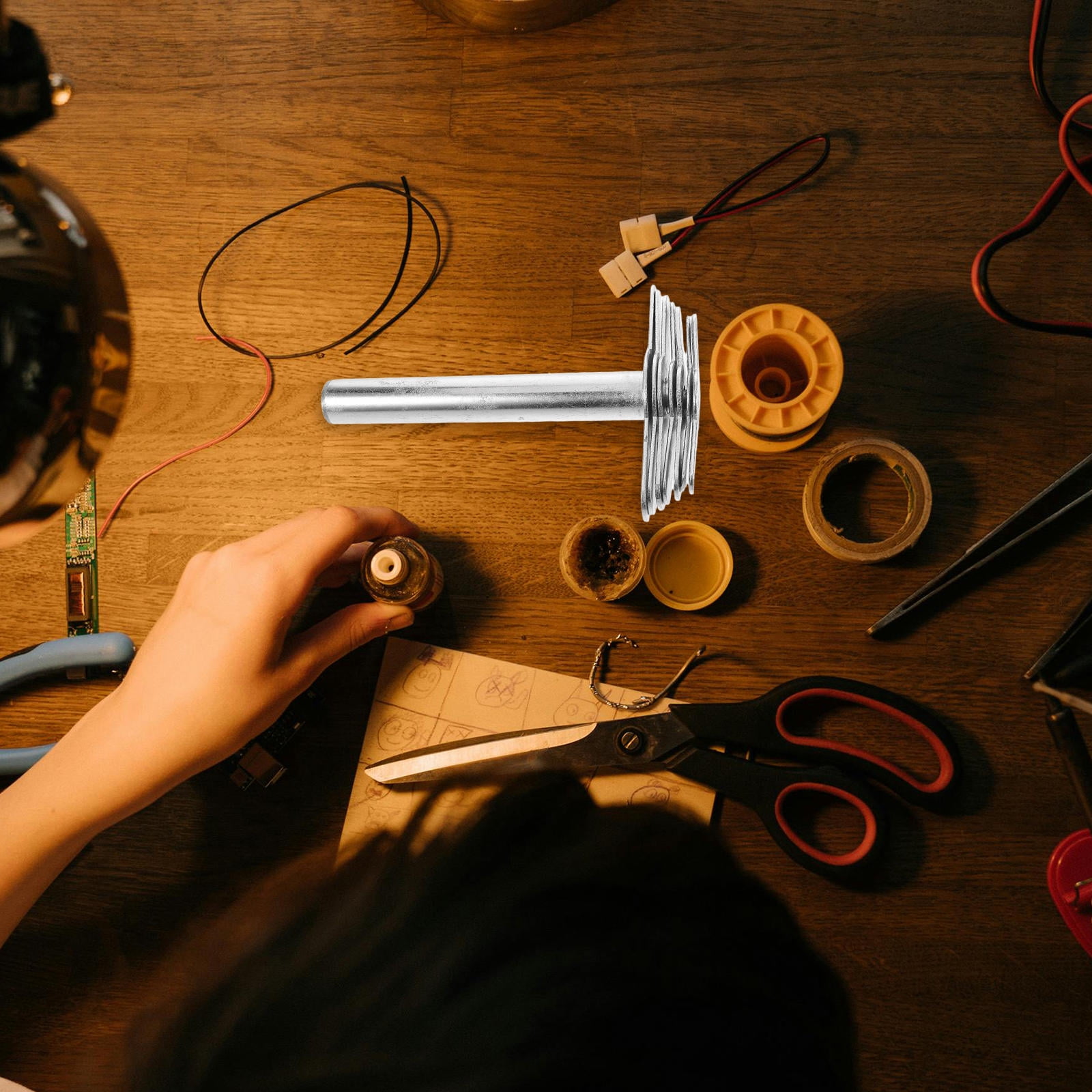 Worgeous Stopper Borer Tool Manual Lab Stopper Perforator Stainless ...