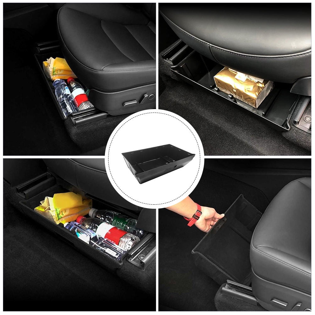 Worgeous Storage Armrest Center Console Organizers and Black - Walmart.com