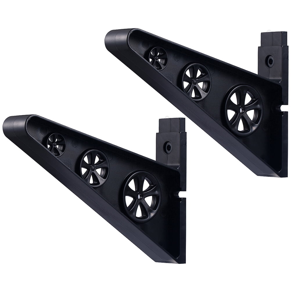 Worgeous Storage Wall Mount Mounted Skateboard Rack Black Feeder Flush ...