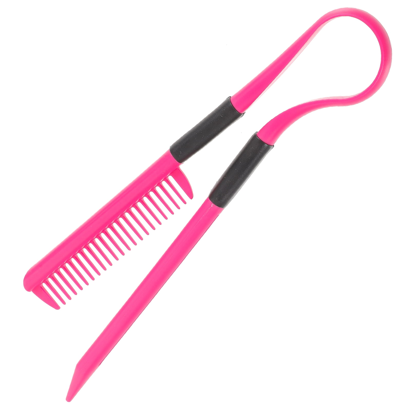 Worgeous Straightening Hair Comb Folding Hair Straightener Shaped ...