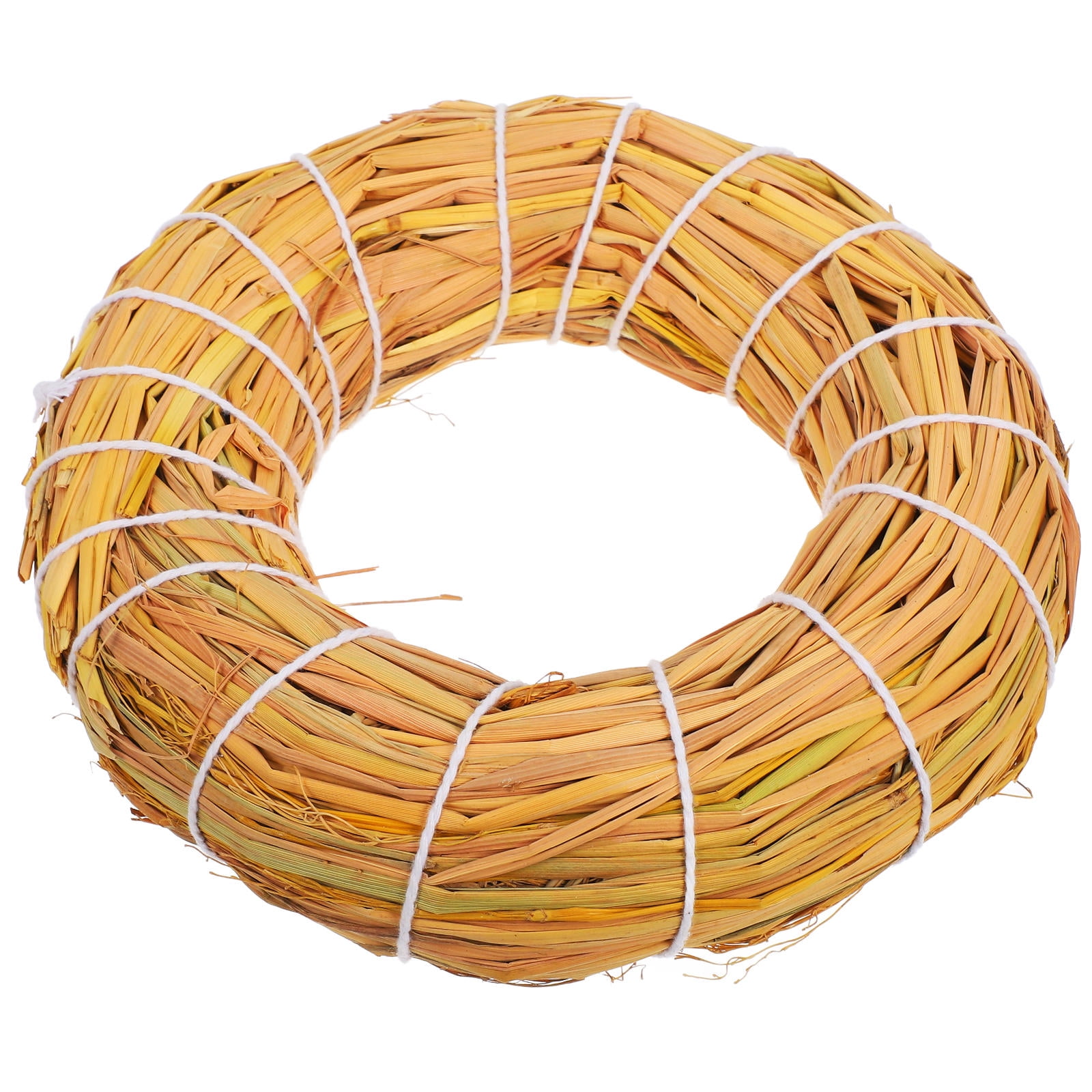 Worgeous Straw Flower Wreath Natural Vine Wreath for DIY Holiday ...