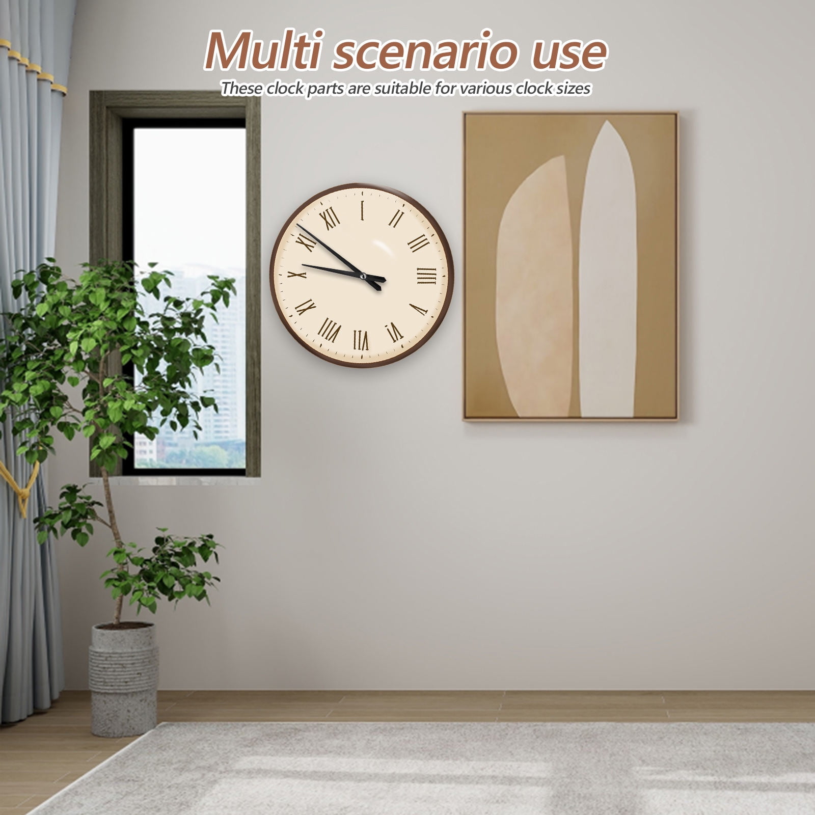 Worgeous Sturdy Aluminum Clock Hands with High Gloss Plating for DIY ...