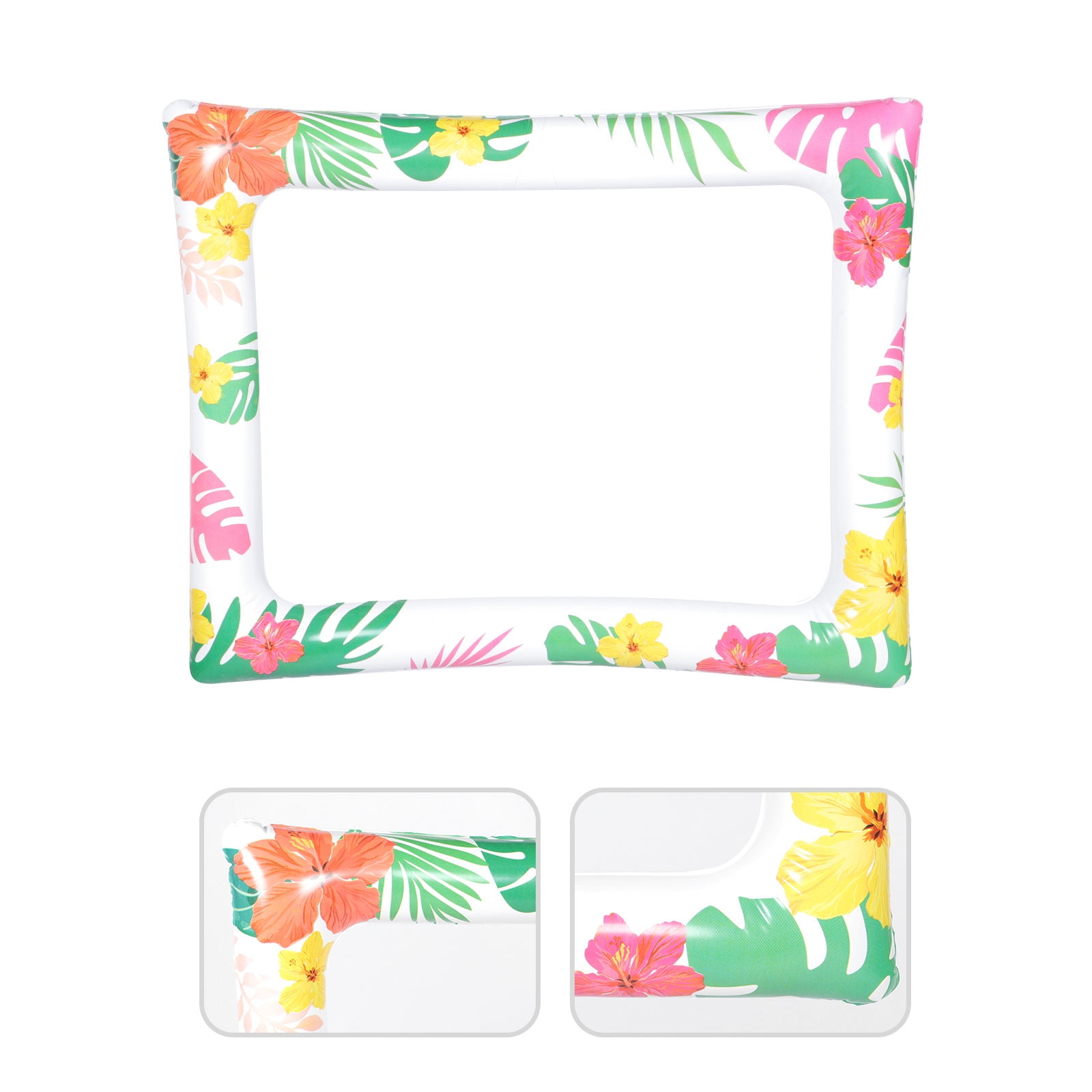 FONDOTIN Multi Color Inflatable Selfie Frame PVC for Hawaii Party 1Pack ...