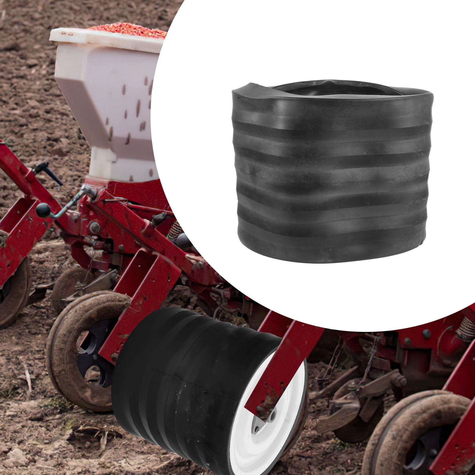 Worgeous Suppression Roller Seeder Parts Planting Machine Rollers Black ...