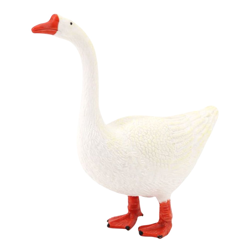 Phenofice Goose Figurine Large White Plastic Home Decor Indoor ...