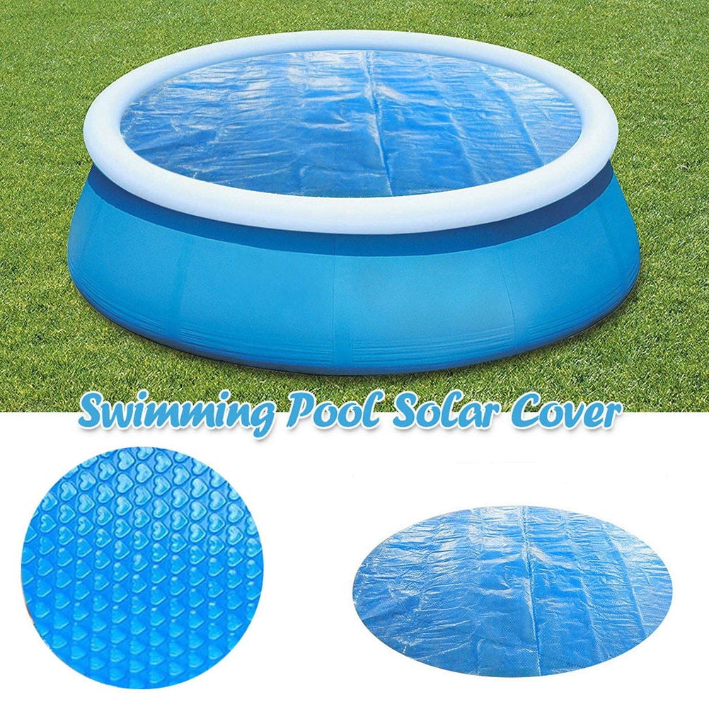 Worgeous Swimming Pool Solar Cover Round Blue 1Set 290.00X290.00X0.30CM ...
