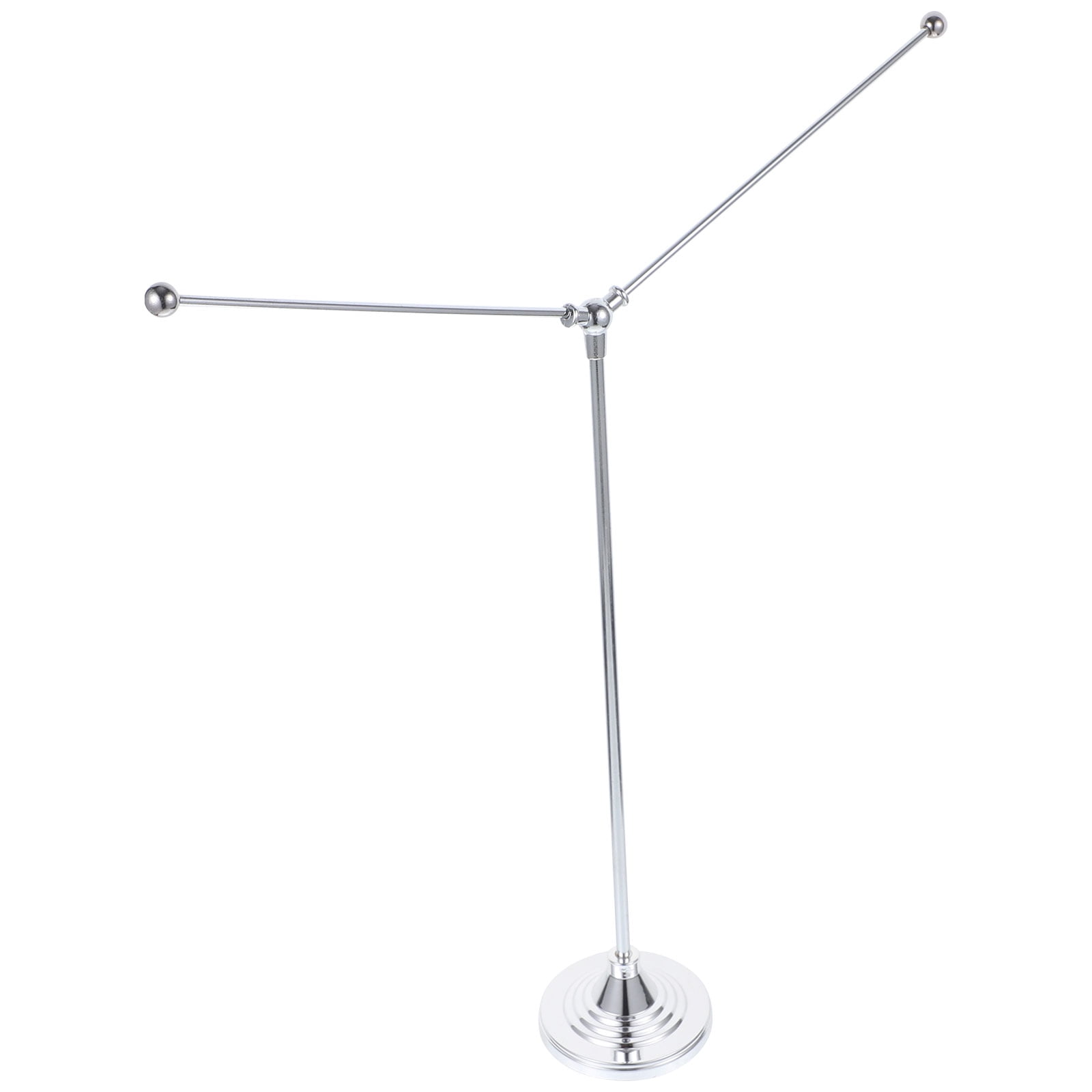 Worgeous Table Flag Pole Desk Holder Poles Outdoor Flagpole Work Silver ...