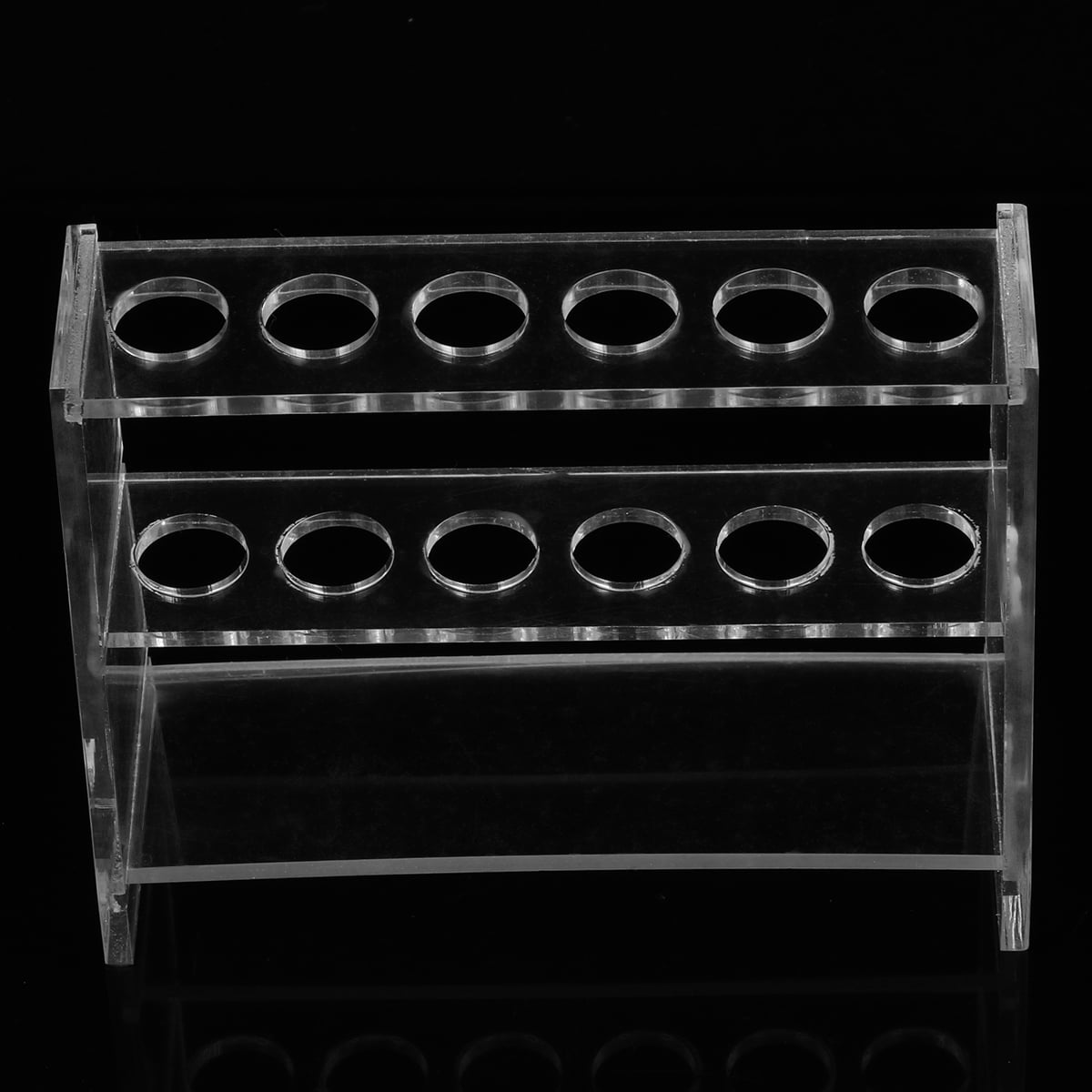 FONDOTIN Transparent Test Tube Rack Set, Ergonomic Detachable Holder ...