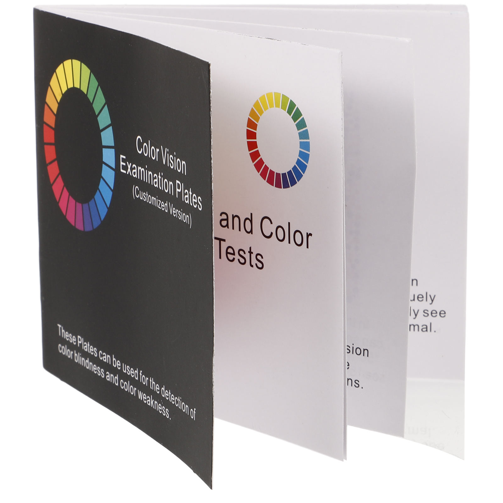 Worgeous Testing Chart Book Color Chart Color Visual Test Book for ...