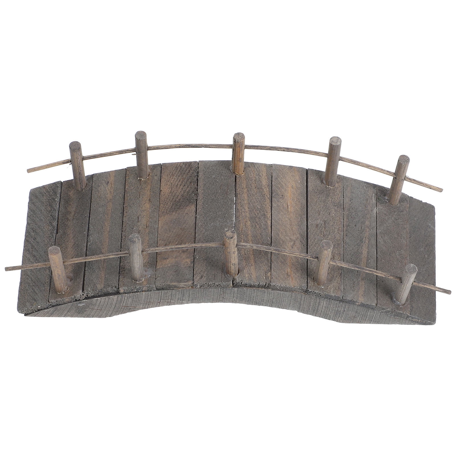 Worgeous Tiny Bridge Statue Tiny Wood Arch Bridge Decoration Bridge ...