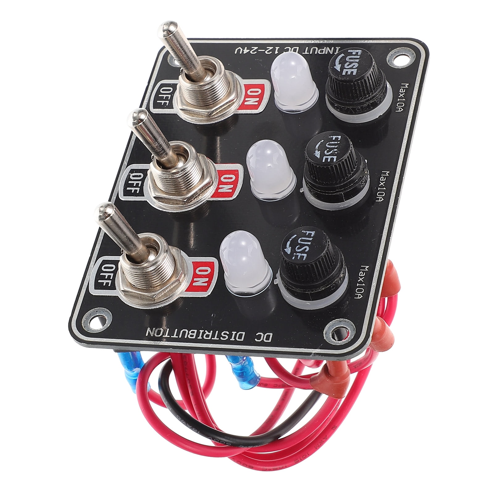 Worgeous Toggle Rocker Switch Panel 12/24V Rocker Switch Panel LED ...