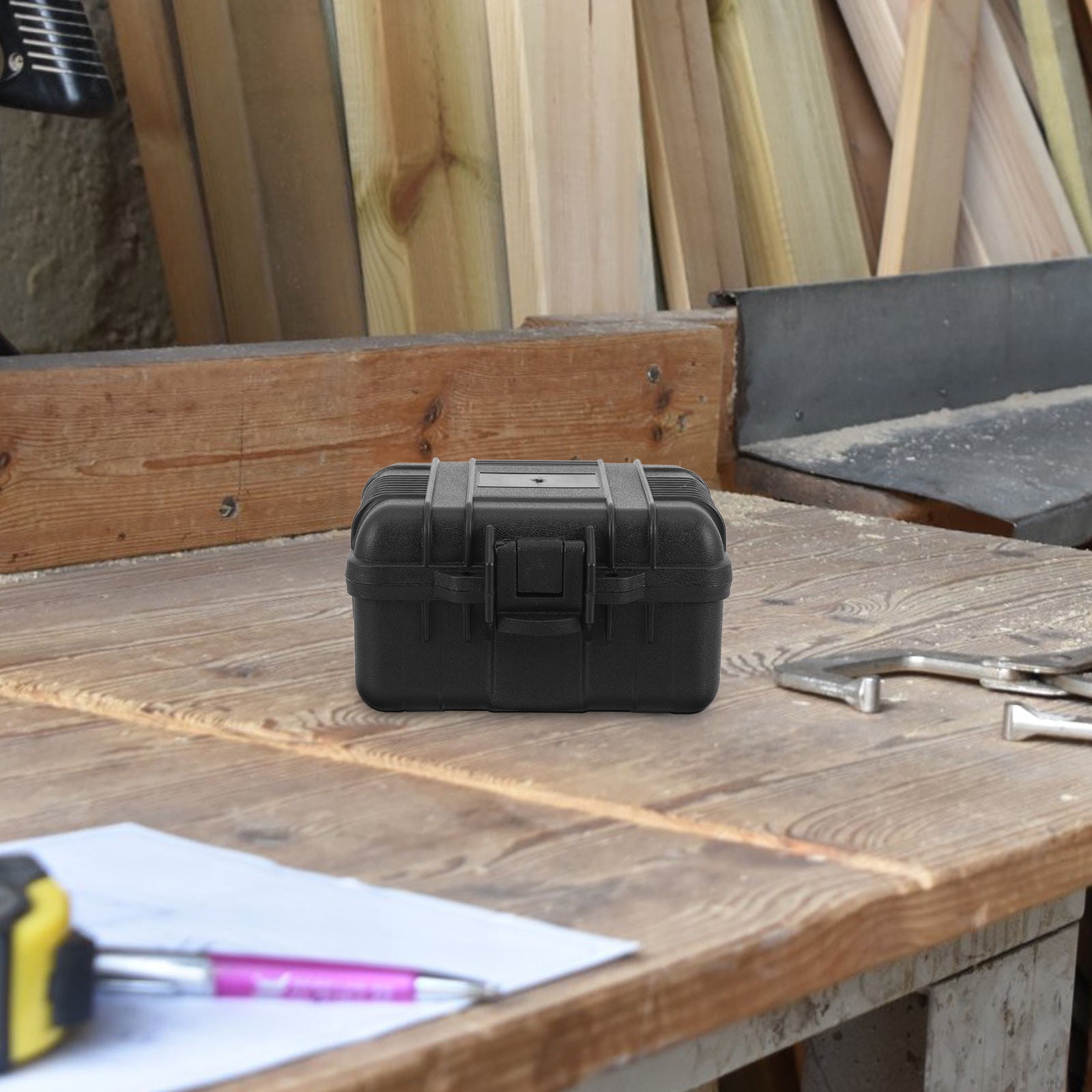 Worgeous Portable Storage Case Tool Case Black Metal 1Pack - Walmart ...
