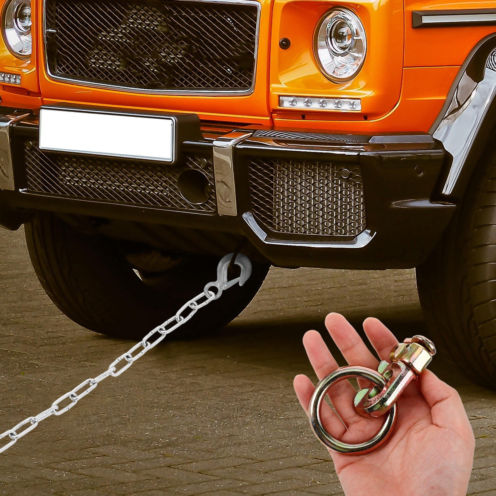 Worgeous Track Tie Down Vehicle Cargo Hook Tie Down Securing Ring ...