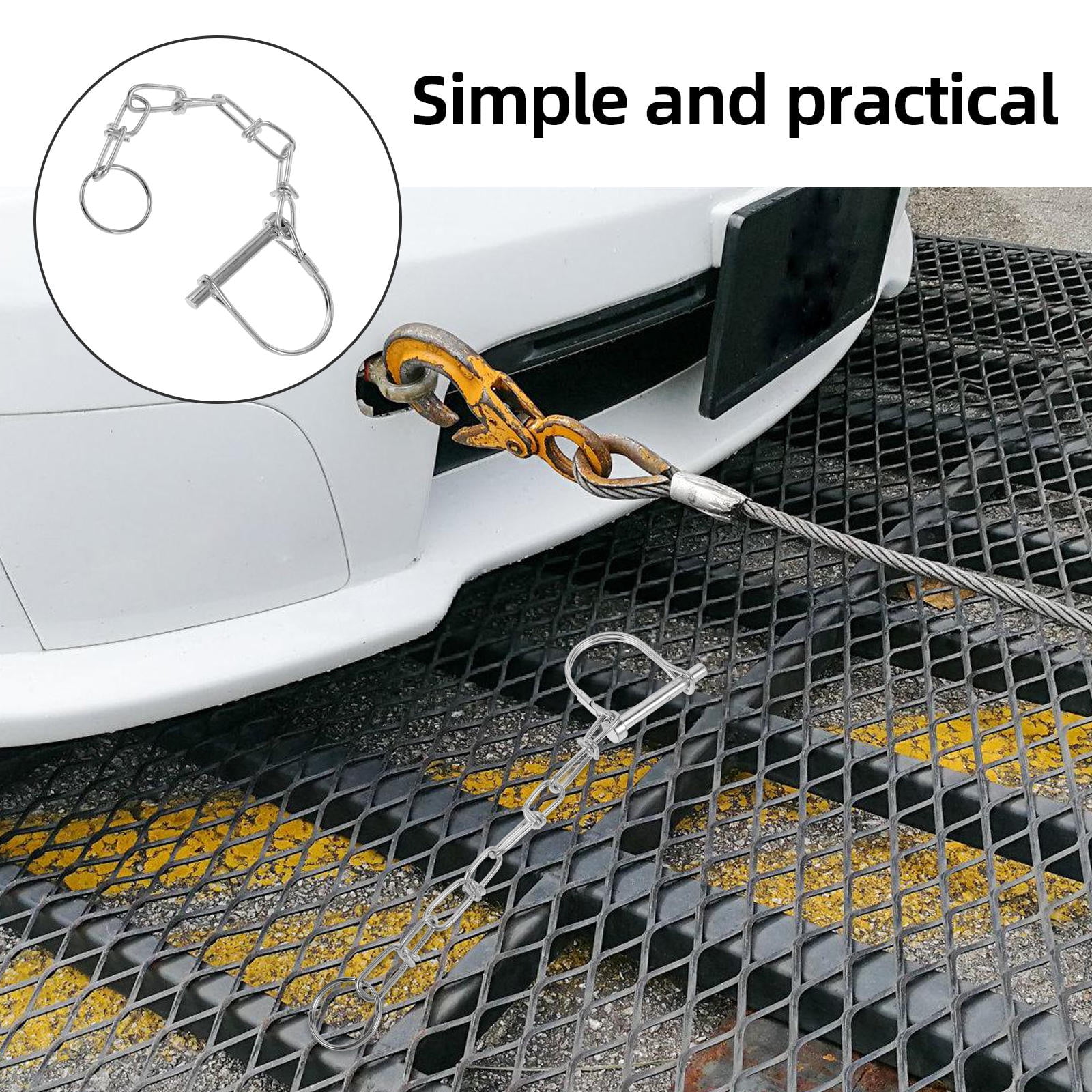 Worgeous Trailer Coupler Pin Lock Safety Coupler Pin Hitch Pin Trailer ...