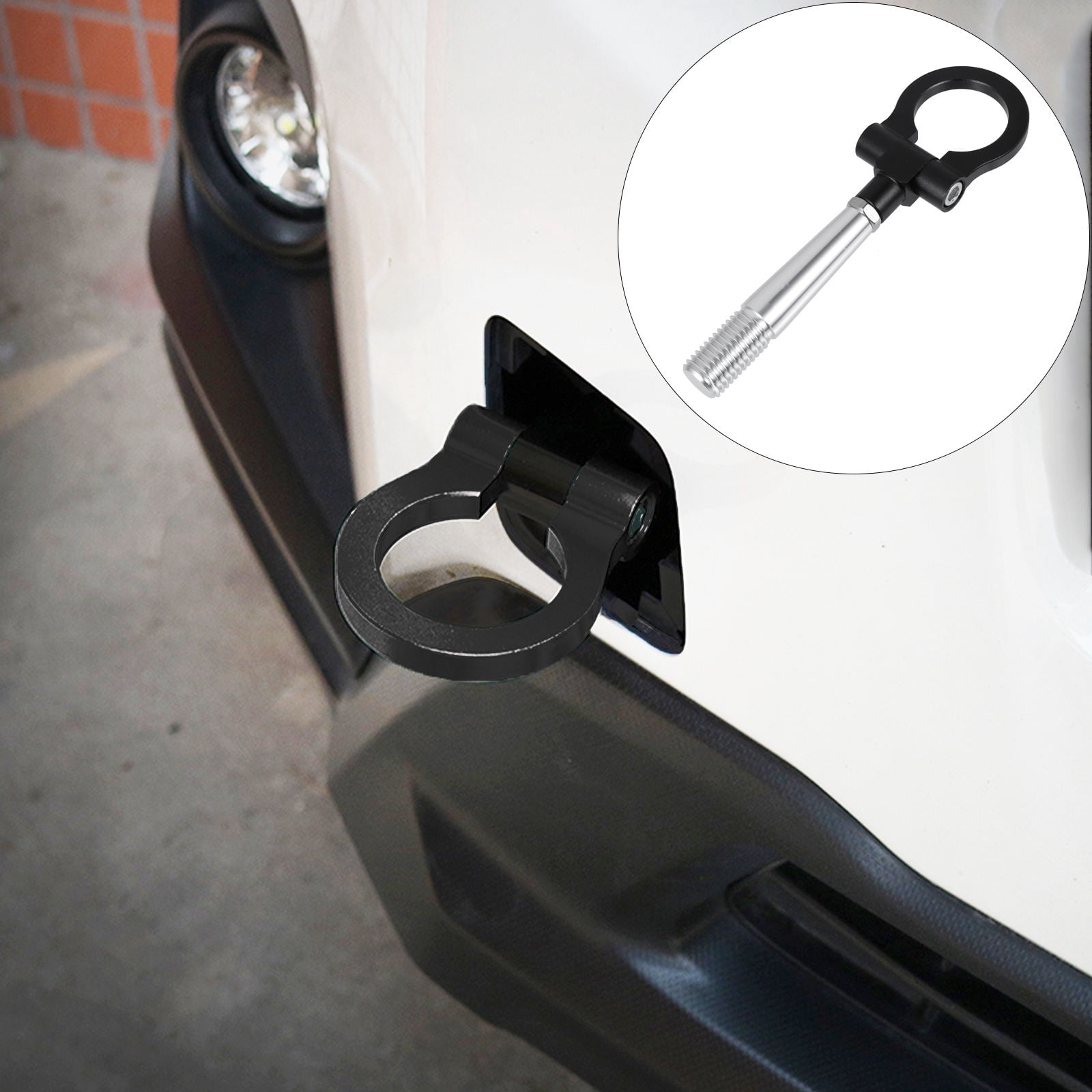 Worgeous Trailer Hitch Point Tow Hook Towing Replacement Black ...