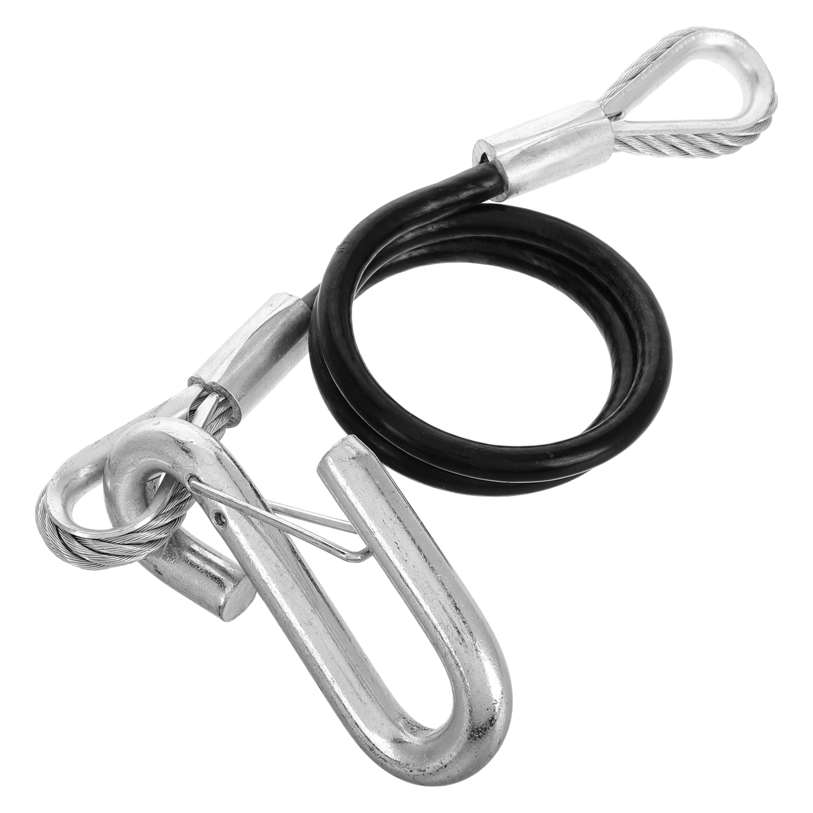 Worgeous Trailer Safety Cables Self-Coiling Towing Safety Cables Tow ...