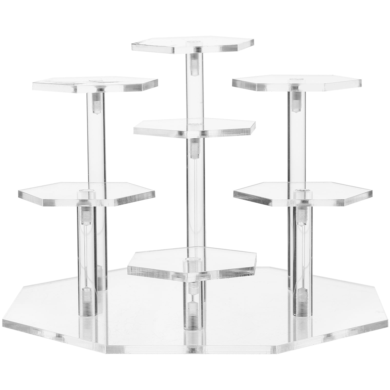 Worgeous Transparent Display Stand Risers Collectibles Layer Ornament ...