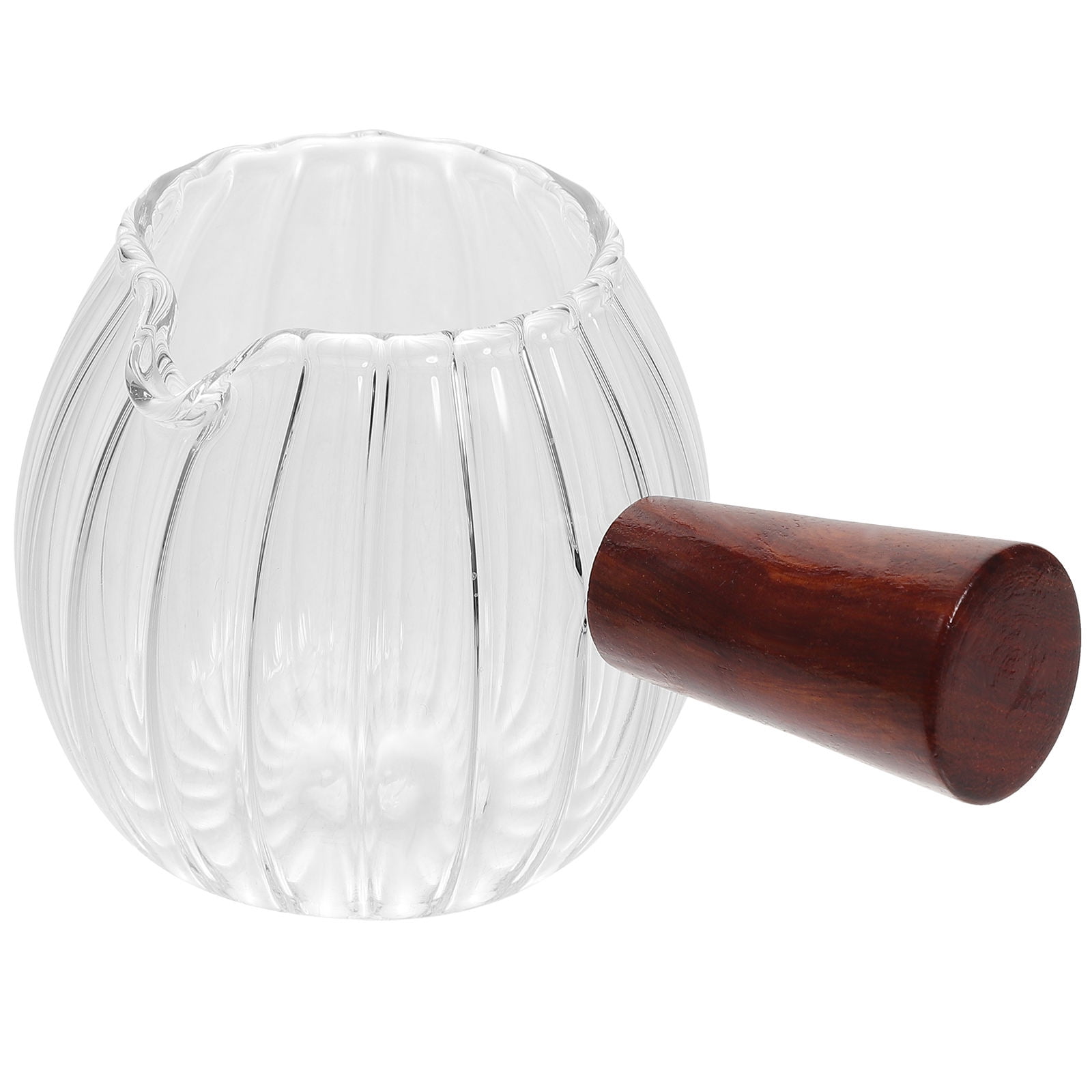 Worgeous Transparent Glass Creamer Mini Coffee Pitcher Milk Creamer ...