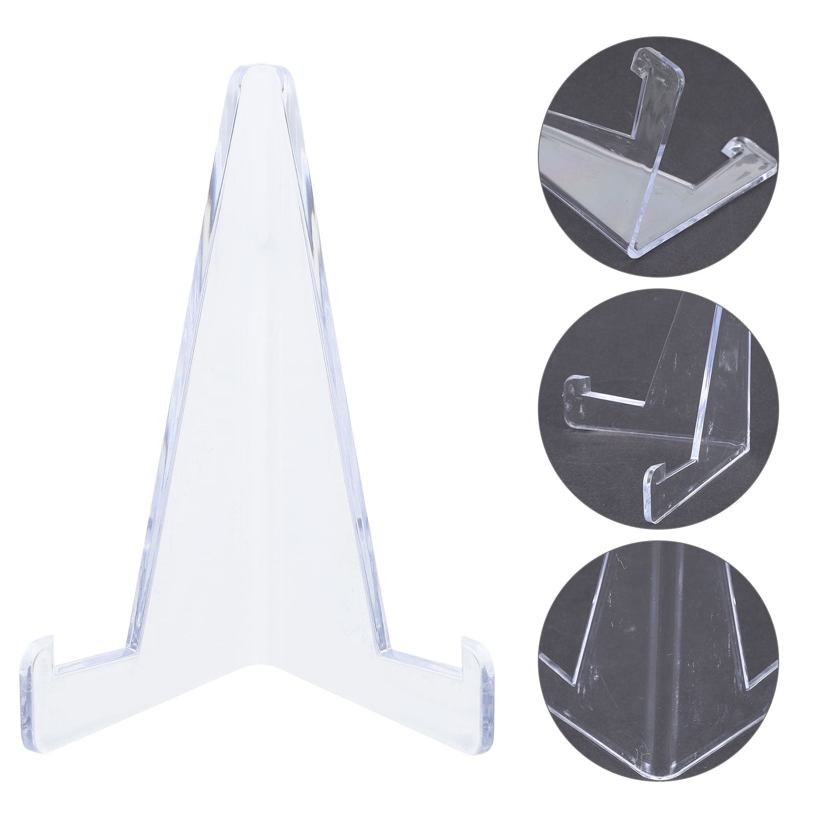 Worgeous Transparent Plastic Easel Stand for Card Display and Storage ...