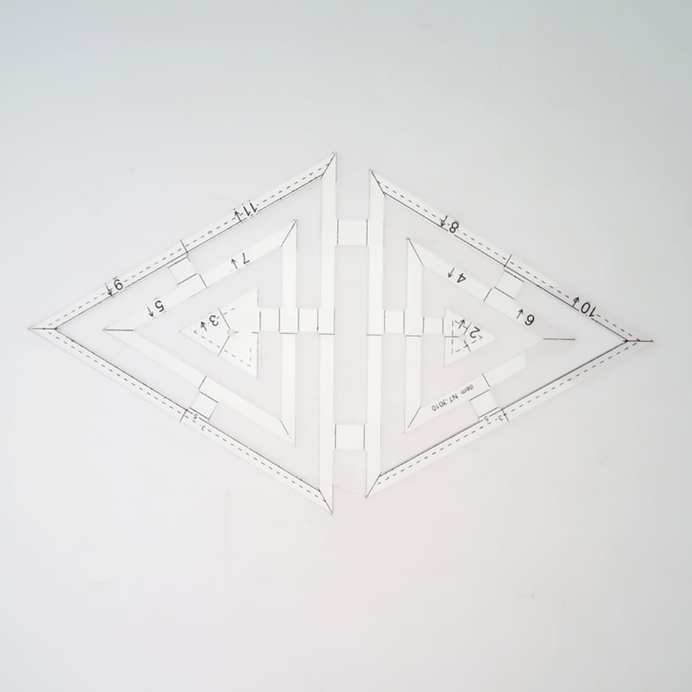 SWETRACE Patchwork Ruler Acrylic 1Pack 4.1x5x0.1in - Walmart.com