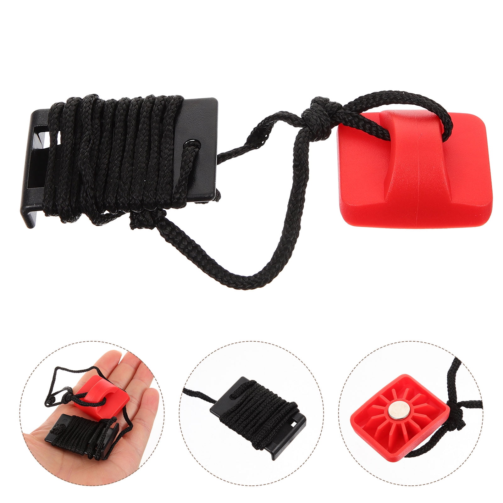 Worgeous Treadmill Switch Key Emergency Stop Button Safety for Home Red ...