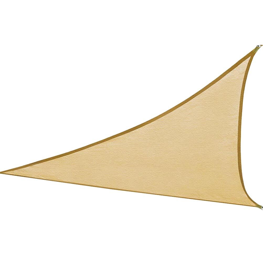 Worgeous Triangle Sun Shade Sail PE Metal Ring Hanging Canopy for ...