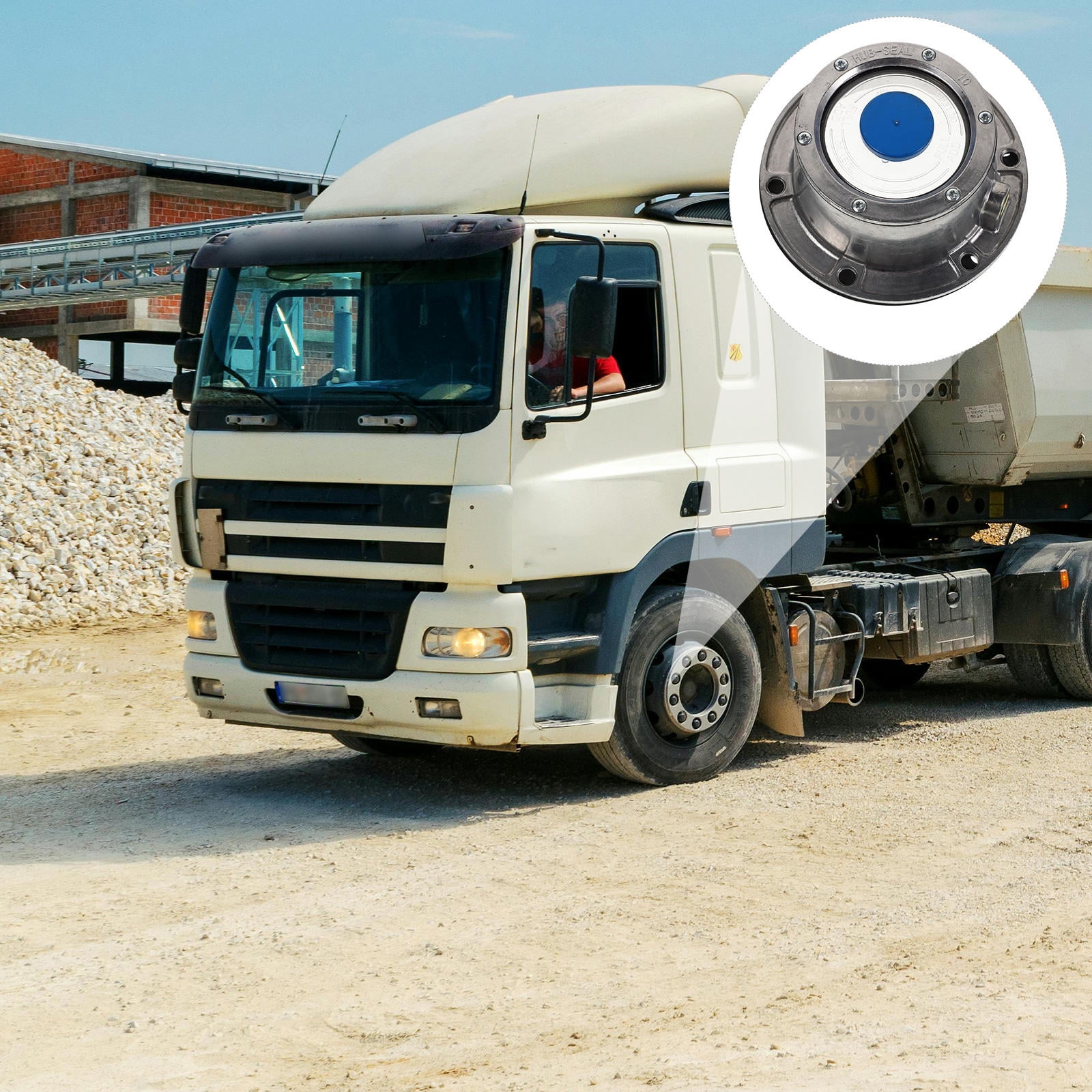 Worgeous Truck Accessory Truck Tire Hub Protective Cap Truck Tire Hub ...