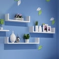 Raindrops 1Pcs U Shape Storage Shelves Contemporary Wall Mounted Rack ...