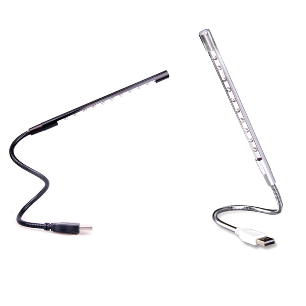 Worgeous USB Flexible Gooseneck LED Light with Touch Switch for Desk ...