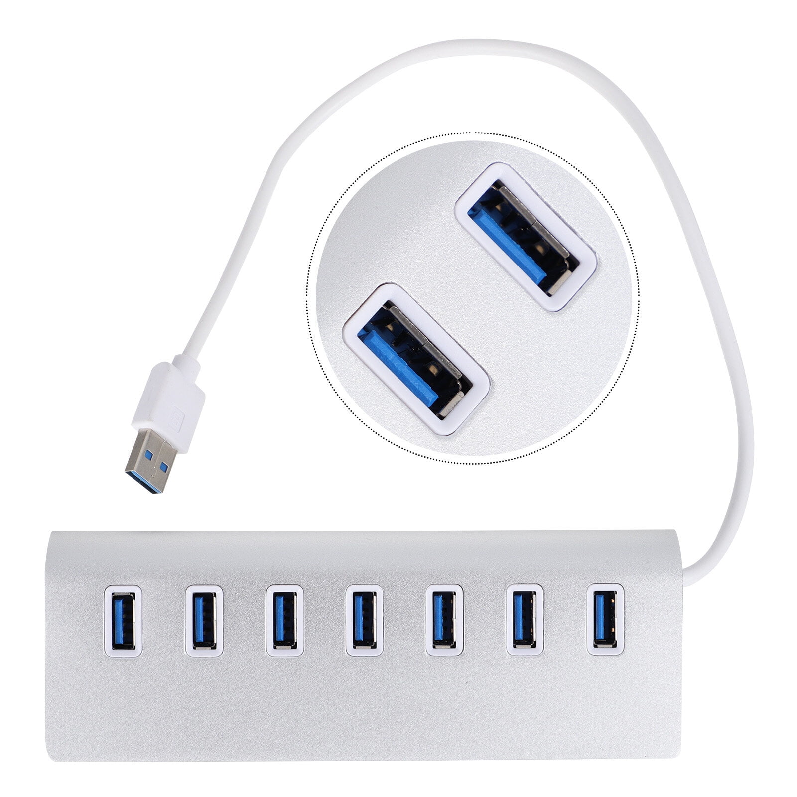 Worgeous USB Hub USB Splitter Expansion Hub 7-in-1 Hub Adapter Computer ...