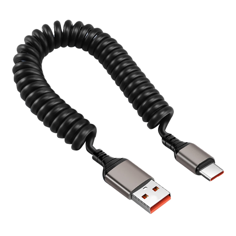 WORGEOUS Fast Charging Data Cable USB to Cords Phones Telephone Black ...