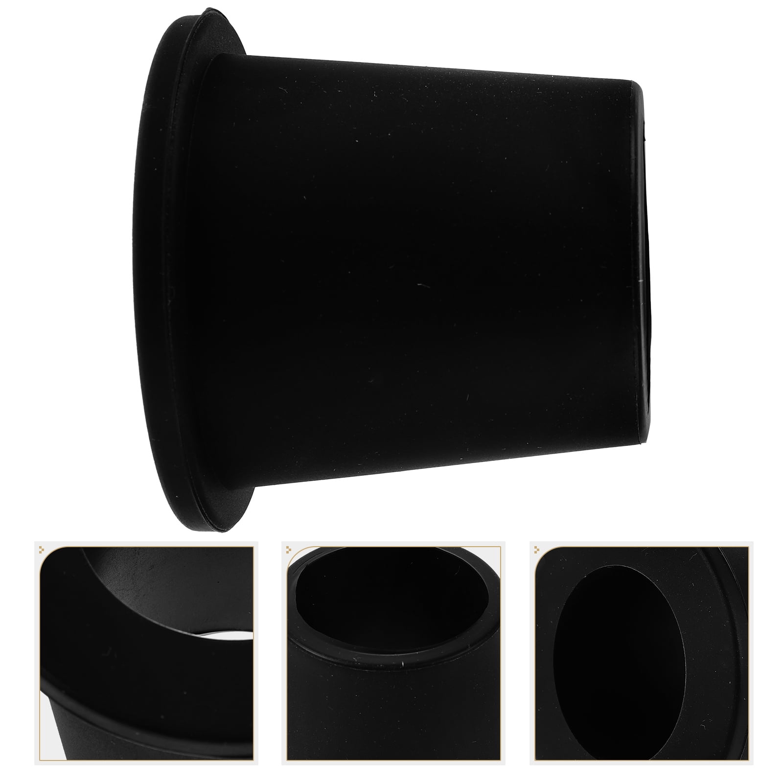 CIMAXIC Black Silicone Parasol Hole Stabilizer, and Flexible, 1 Pack ...