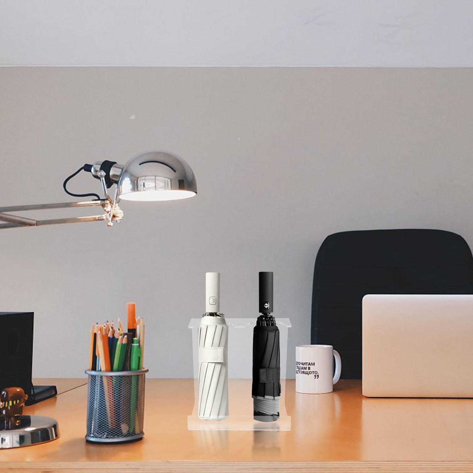 Worgeous Umbrella Display Stand Umbrella Organizer Tabletop Acrylic ...