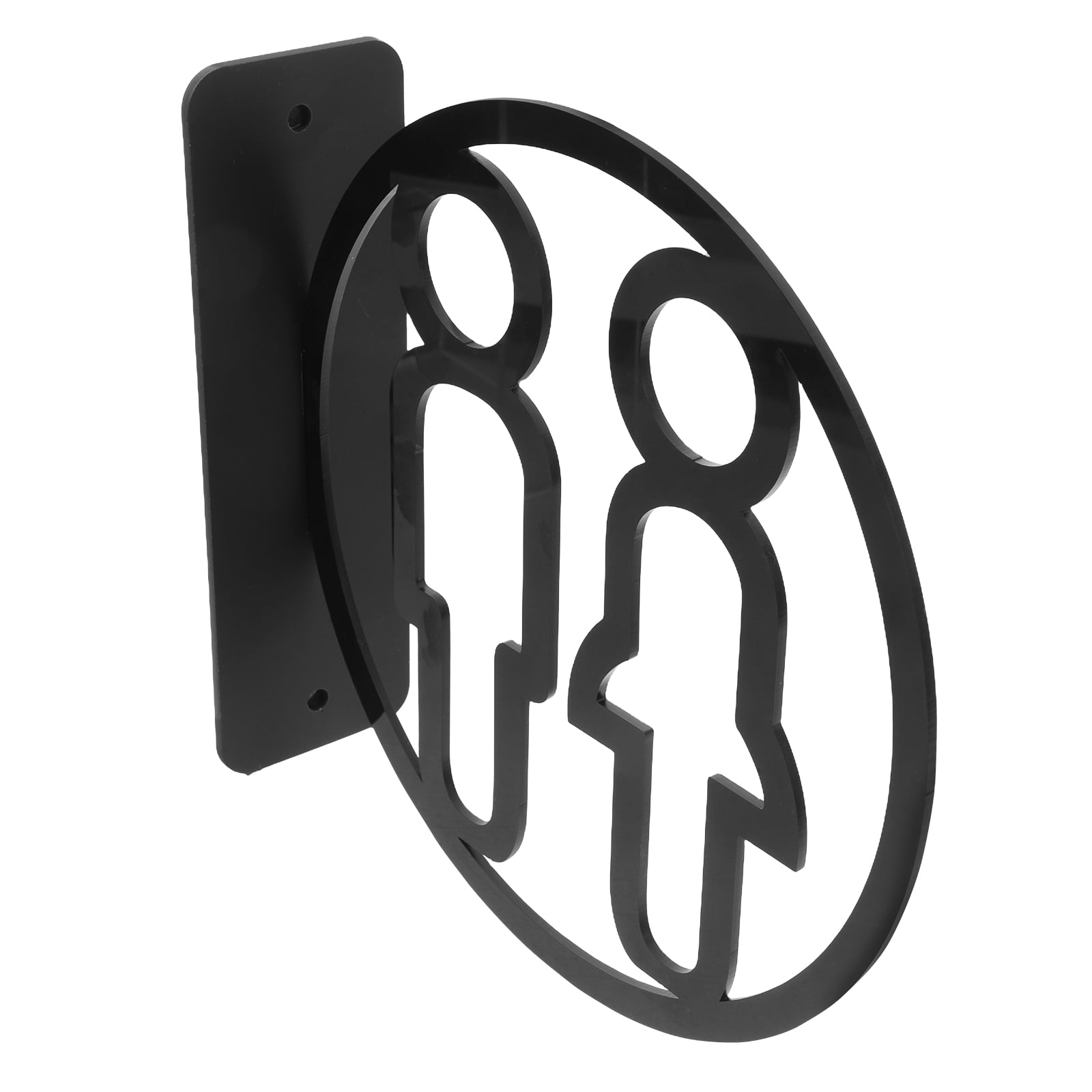 Worgeous Unisex Restroom Sign Bathroom Door Signs for Home and Business ...