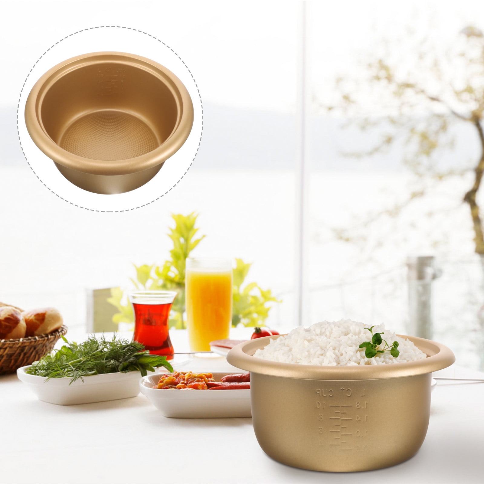 Worgeous Universal Rice Cooker Inner Pot Professional Rice Cooker Pot ...