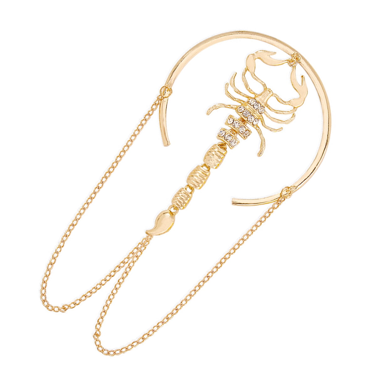 Worgeous Upper Arm Chain Scorpion Armband Punk Style Armlet 15x8.5cm ...