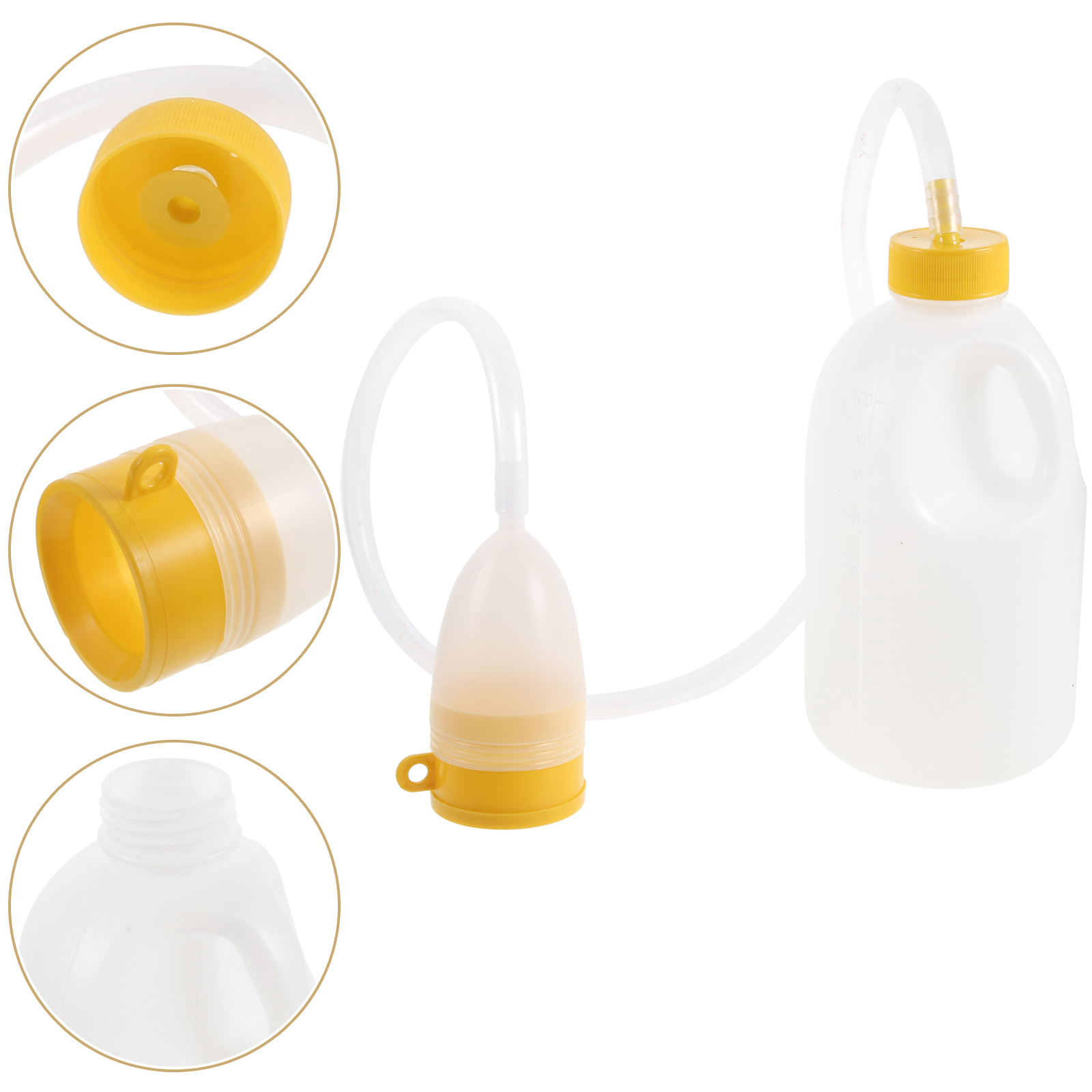 Worgeous Urinal with Lid Camping Toilet Bucket Urine Bottles Male ...