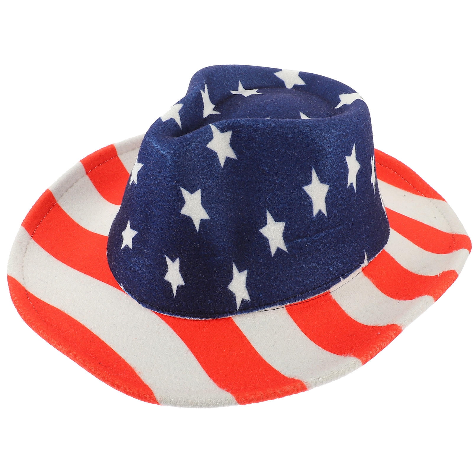 Worgeous Usa Cowboy Hat Hats Cap American Flag Hat Bright Color Hat Man ...