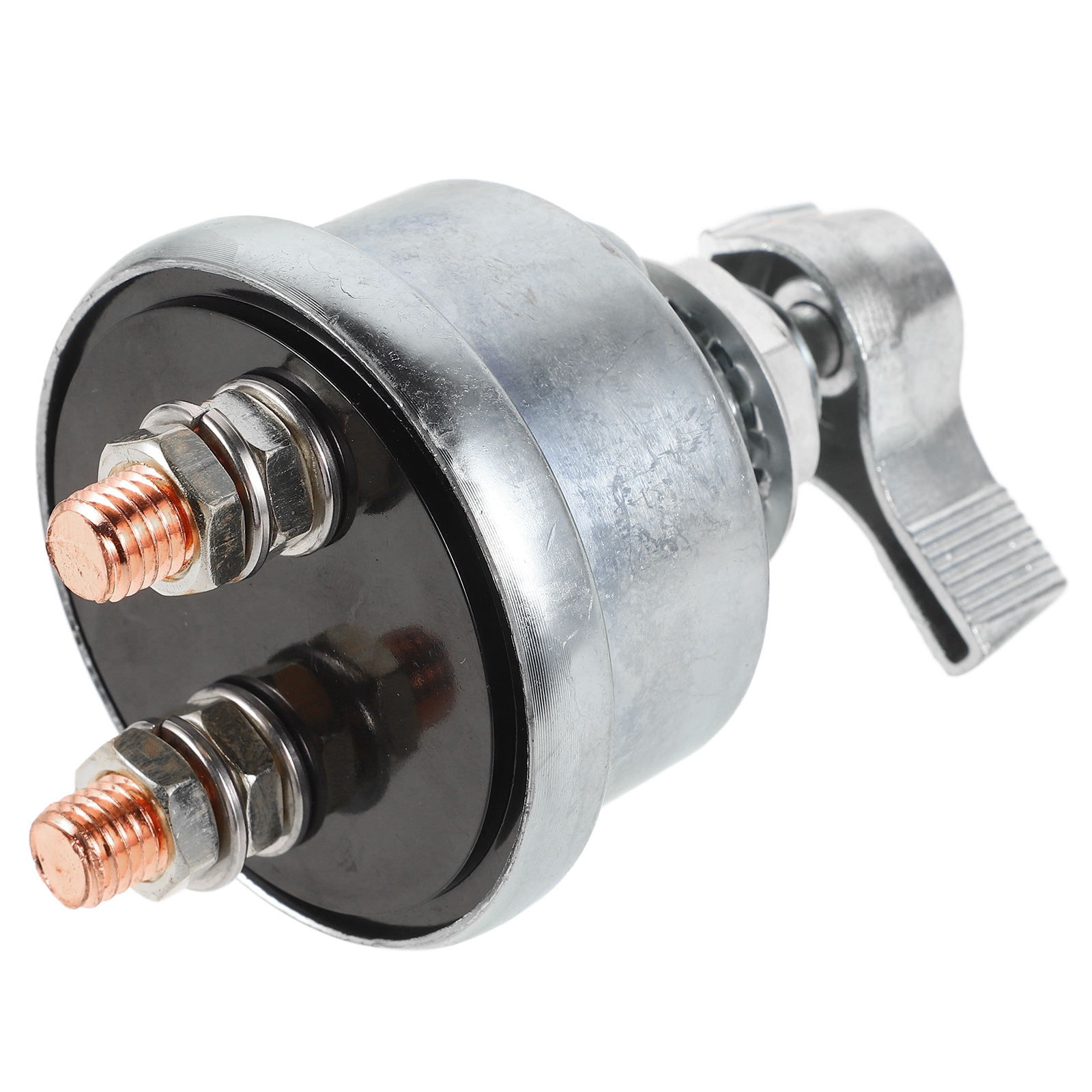 Worgeous Vehicle Battery Disconnect Switch 12V Aluminum Silver Car ...