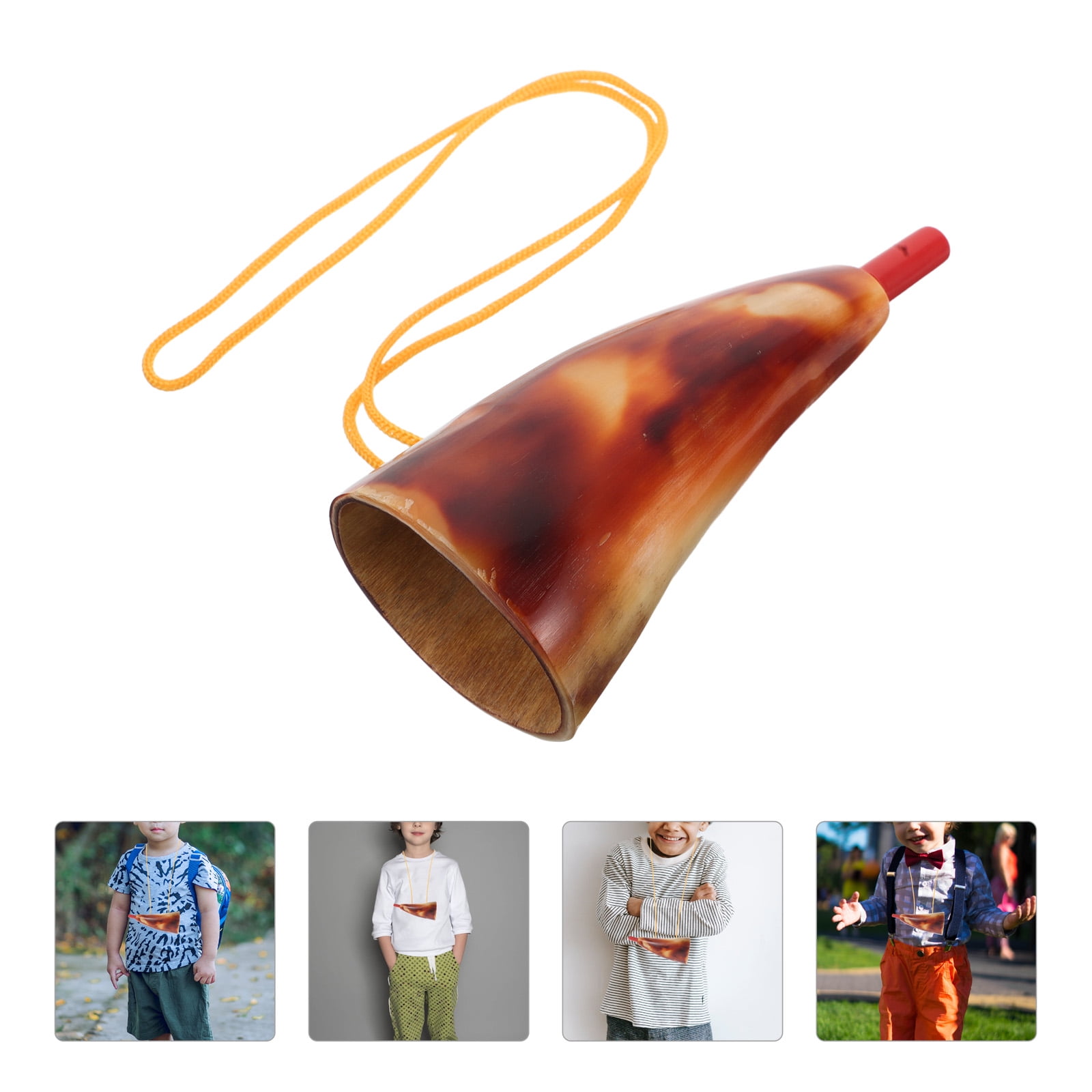 Worgeous Viking Battle Horn Bull Horn Cheering Prop Medieval Battle ...