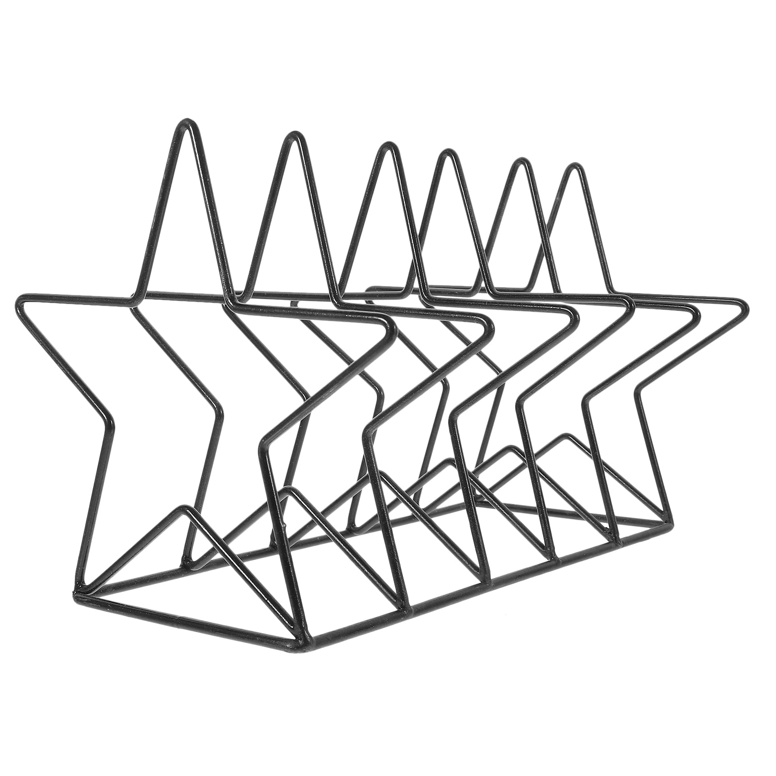 FONDOTIN Record Holder Shelf Vinyl Record Display Rack Iron Black 1Pack ...