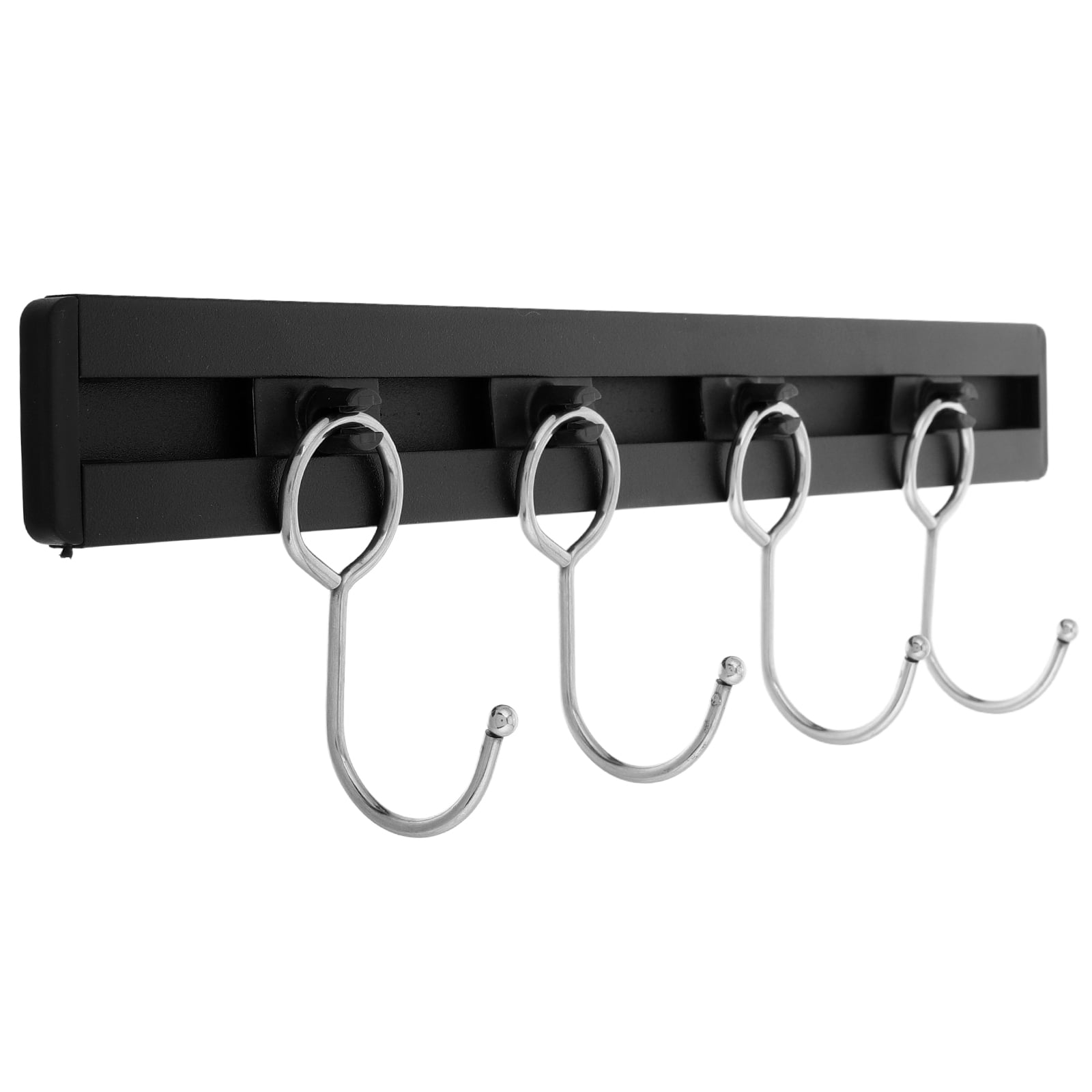 Worgeous Wall-Mounted Kitchen Utensil Rack Swivel Hook Kitchen Utensil ...