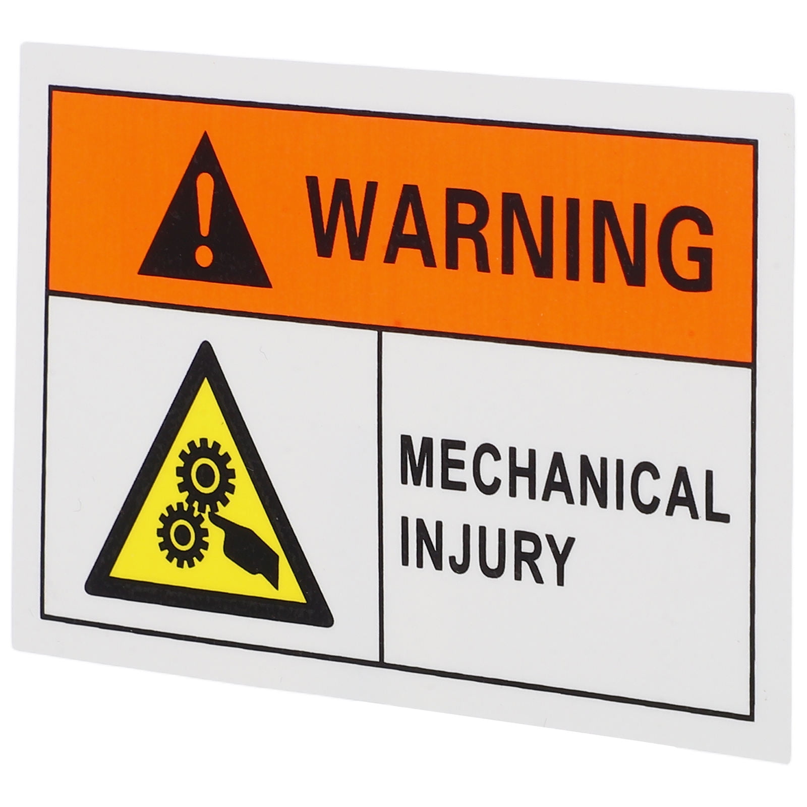 Worgeous Warning Sign Sticker Self-Adhesive Caution Safety Sign For ...