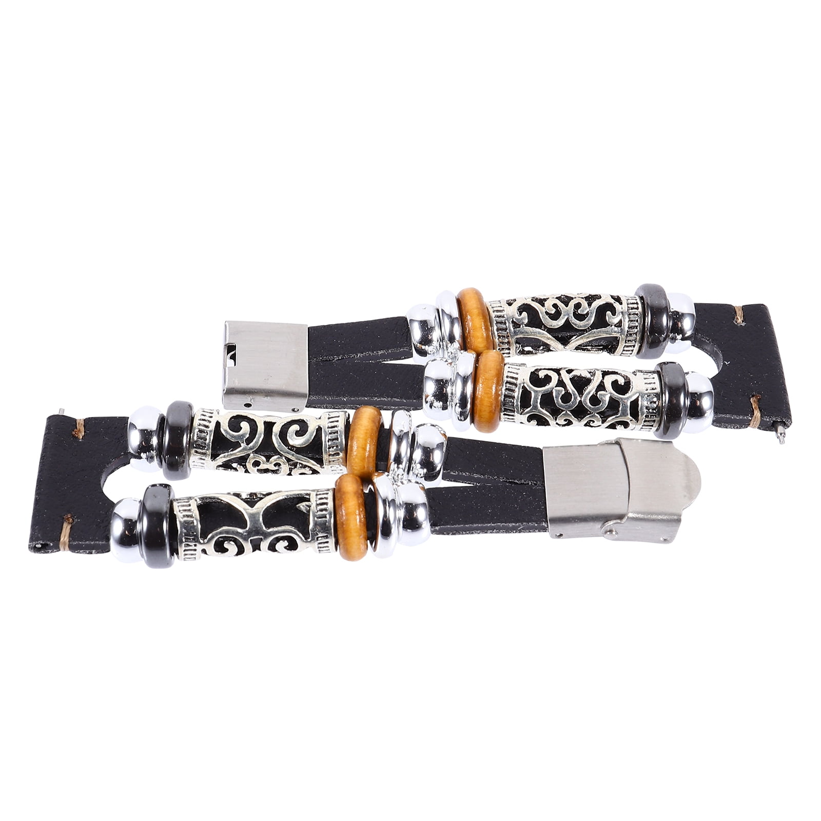 Worgeous Watch Strap Gift Charger Stylish Watchband Miss Women's Black ...