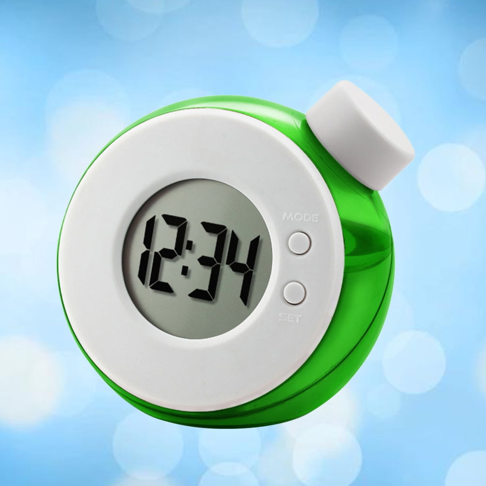 Raindrops Digital Water Clock Square Magnesium Aluminum Metal Element ...