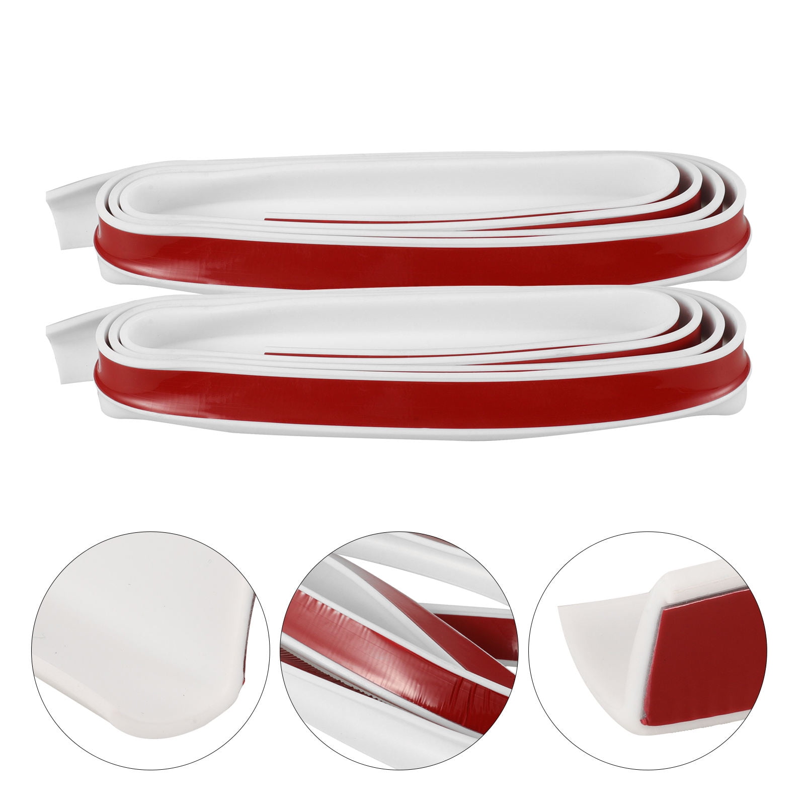 RENACLIPY Silicone SelfAdhesive RV Roof Gutter Drainage System Prevent ...