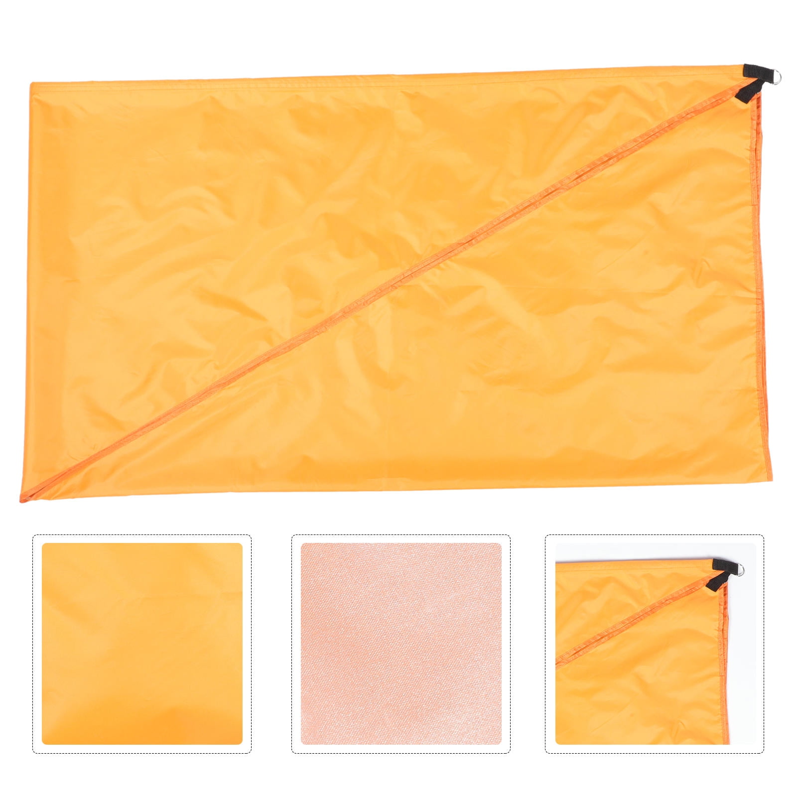 RENACLIPY Waterproof Shading Cooling Effect Orange Patio Shade Sail ...